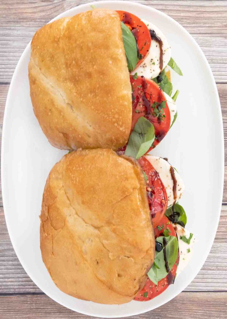 Easy Caprese Sandwich Recipe - What's Ryan Cooking