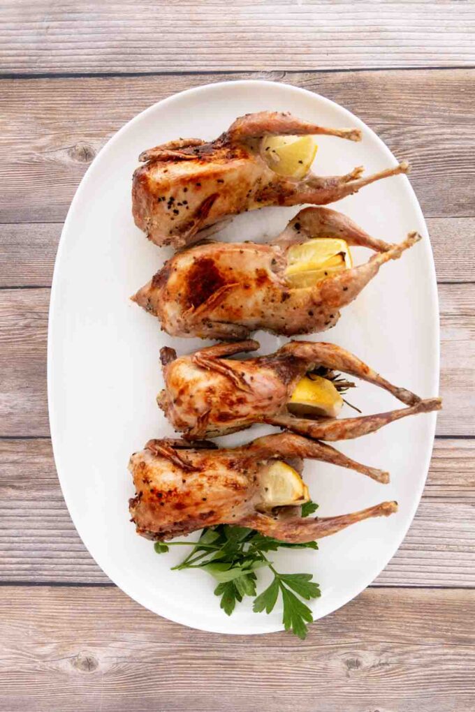 Easy Roasted Quail Recipe - What's Ryan Cooking